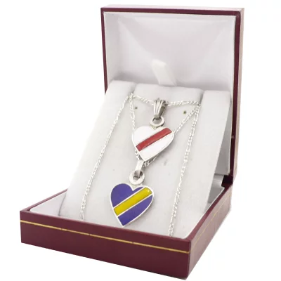 Combo 2 cadenas de plata 925, con un escudo de river plate corazon, y ...